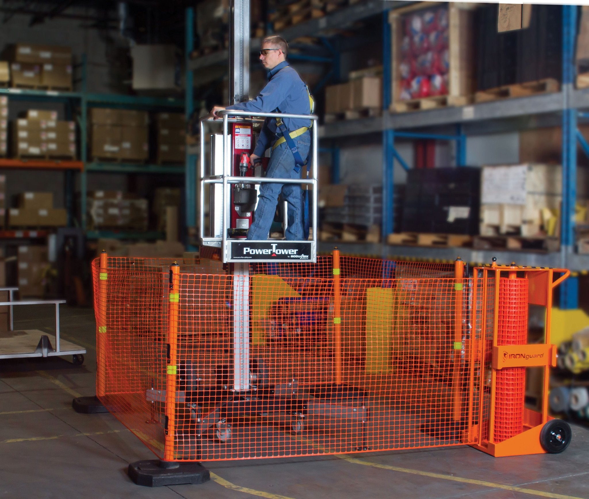 Portable Safety Zone Barrier System — MasonLift Limited